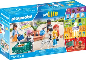 Set figurek a příslušenství playmobil 71541 my figures: nákupy