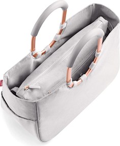 Módní taška Reisenthel Loopshopper M frame twist sky rose