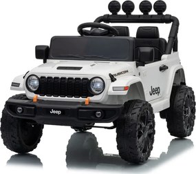 LEAN CARS Akumulátorové vozidlo Jeep Rubicon DK-JWR558 24 V, bílé