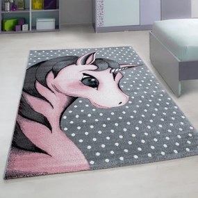 Vopi | Dětský koberec Kids 590 pink - 120 x 170 cm