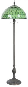 Stojací Tiffany lampa Dries – 51x165 cm