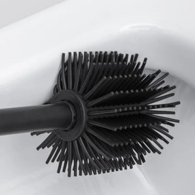 Erga Halika, náhradní WC kartáč se silikonovou hlavou, 34 cm, černá, ERG-YKA-V.WCZ-HALIKA-SILKA-BLK