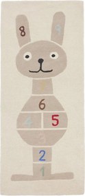 Ručně tkaný dětský hrací koberec s příměsí vlny 75x180 cm Rabbit Hopscotch – OYOY Mini