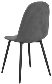 Jídelní židle Rensvik - 6 ks | tmavě šedé