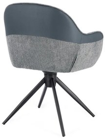 BIZZOTTO Otočné křeslo ISOTTA GREY 0733505