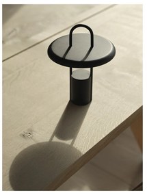 Přenosná LED lampa Pier Black 25 cm Stelton