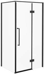 Savana Veduta Dello Black obdélníkový sprchový kout Orientace: Levá, Rozměr koutu: 120x80cm