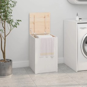 vidaXL Box na prádlo 44 x 44 x 66 cm masivní borové dřevo [823567] Barva: medová hnědá