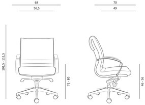 Kancelářská židle 7950 EWE
