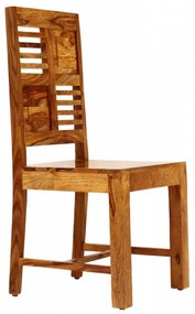 Indický nábytek - Židle Tara z indického masivu palisandr Světle medová