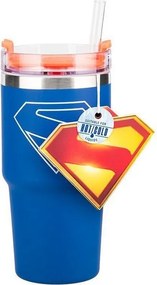 Cestovní hrnek Superman - Logo 600 ml Modrá