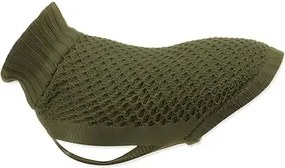 TRIXIE Norwood XXS 18 cm olivová / Svetr pro psy / Polyester / Praní v