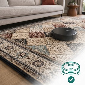 Angel Carpet, Kusový koberec Sultan 25 Blue/red, 160x230, vícebarevná, kancelář