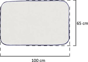Bavlněná podložka THERMAL na žehlení, 100 x 65 cm