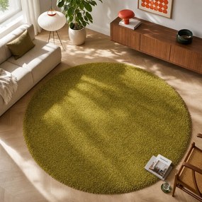 Zelený koberec Universal Aqua Liso, ø 80 cm