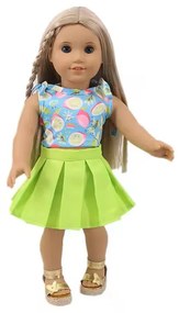 Šatičky pro panenky Baby Born a American girl (43 cm) Varianta: N1463 zelené