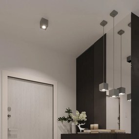 Sollux Lighting Nástěnné svítidlo QUAD 1 šedé