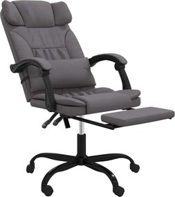 vidaXL Polohovací kancelářská židle umělá kůže [349737] Barva: Hnědá