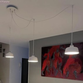 creative cables Keramické stínidlo ve tvaru misky z kolekce Materia Barva komponentu: Tabulová černá