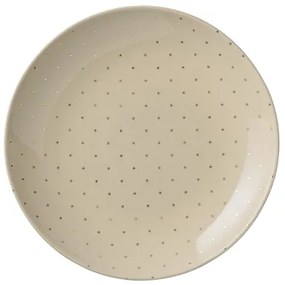 Keramický talíř Star Dot Gold 25 cm Bloomingville