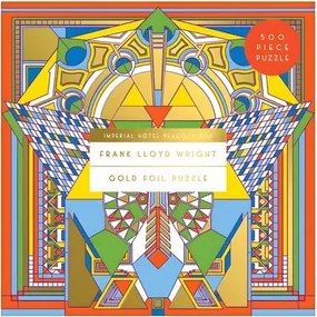 GALISON Metalické puzzle Frank Lloyd Wright: Hotel Imperial / 500 dílk
