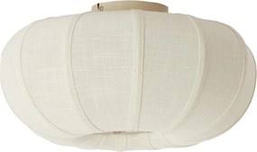 Krémové stropní svítidlo s textilním stínidlem ø 40 cm Zosia – Light &amp; Living