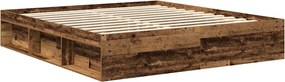 Rám postele bez matrace Staré dřevo 180x200cm Technické dřevo 3328861