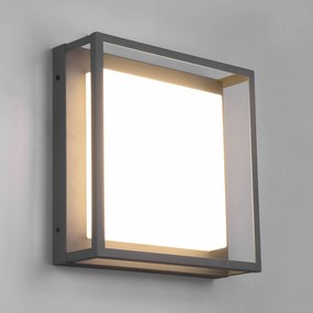 Venkovní stropní svítidlo LED Witham IP54, CCT, antracitová barva