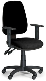 Kancelářská židle ALEX s područkami, černá