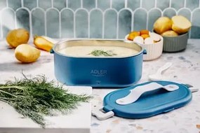 Adler AD 4505 modrá / obědový box / 0.8L / do 50°C / 48 W