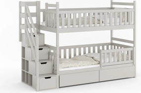 Rkids | Patrová postel se schůdky Rino 80x180 Kašmír