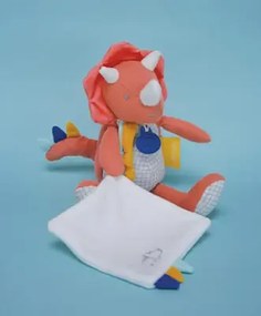 Doudou Dárková sada - dinosaurus s dečkou 25 cm / od 0 let
