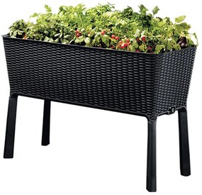 Vyvýšený záhon EASY GROW antracit Keter 114x50x76cm