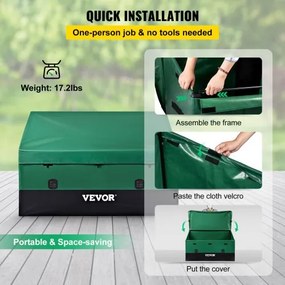 Venkovní úložný box Patio Deck Box 870,6 l voděodolná PE plachta