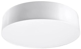 Stropní svítidlo Arena, 1x bílé plastové stínítko, (bílý plast), (fi 55 cm)
