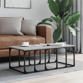 Konferenční stolek šedý sonoma 100x50x35,5 cm kompozitní dřevo - Default Title