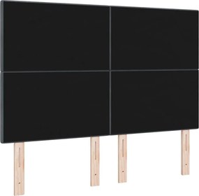 Čelo postele Tmavě šedá 144 cm samet 3337829