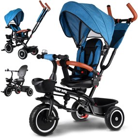 Dětská tříkolka Tiny Bike 3v1 s otočnou střechou