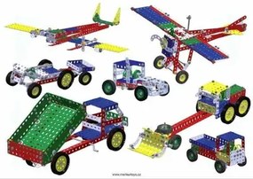 Merkur 4 stavebnice / 609 dílů / 40 modelů / od 5 let