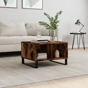 vidaXL Konferenční stolek 60 x 50 x 36,5 cm kompozitní dřevo [830553] Barva: hnědý dub