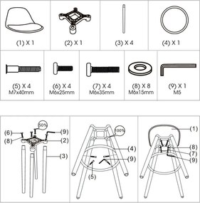 Vysoká barová stolička, která najde uplatnění v každé místnosti