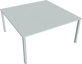 Kancelářský pracovní stůl Hobis USD 1600, deskaakát, černá černá