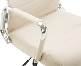 Kancelářská židle Kolumbus látka – krémová