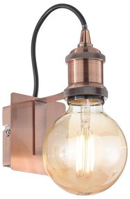 Ideal Lux - Nástěnná lampa FRIDA 1xE27/60W/230V měď