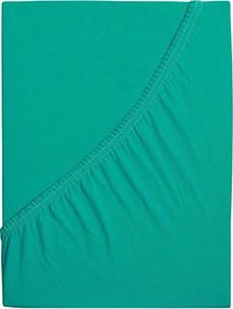 B.E.S. - Petrovice, s.r.o. Prostěradlo JERSEY dětské - Zelený tyrkys 60 x 120