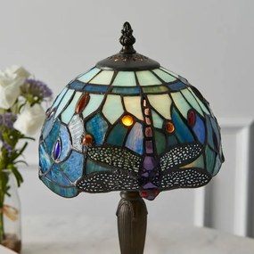 Endon 64088 - Stolní lampa Tiffany DRAGONFLY 1xE14/40W/230V pr. 20 cm