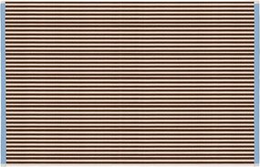 Hnědý/krémový froté bavlněný ručník 50x80 cm Gobo – noo.ma