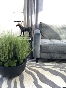 Mísa na rostliny ALICE, sklolaminát,  Ø 45 cm, antracit