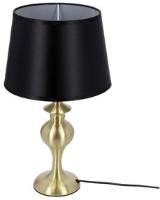 Stolní lampa PRIMA GOLD 1xE27/60W/230V černá/zlatá