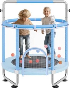 139,7 cm trampolína pro děti Mini trampolína pro batolata se sítí pro vnitřní